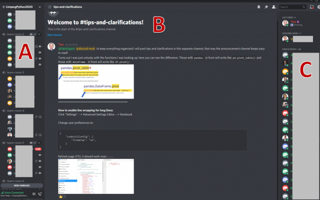 Creating a collaborative virtual classroom: the case of Discord - ARC